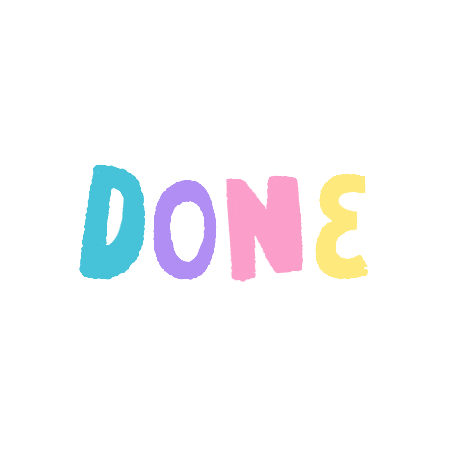 Done Sticker by DASANA for iOS & Android | GIPHY