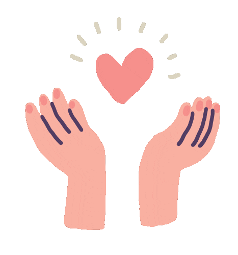 Hands Love Sticker by Sara Maese for iOS & Android | GIPHY