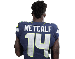 Turn Around Dk Metcalf Sticker by NFL for iOS & Android | GIPHY