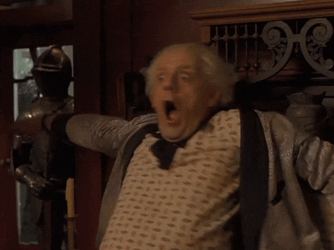 Doc Brown Gasp GIF by Back to the Future Trilogy - Find & Share on GIPHY