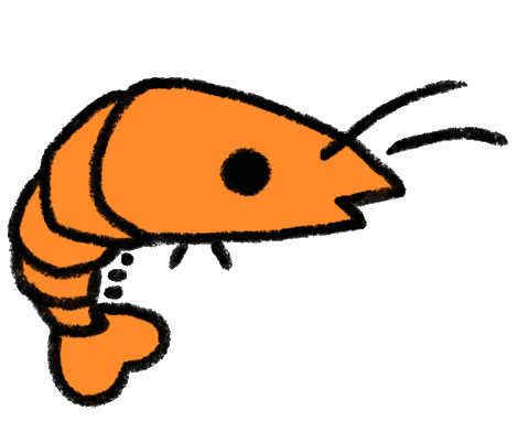 Shrimp エビ Sticker for iOS & Android | GIPHY