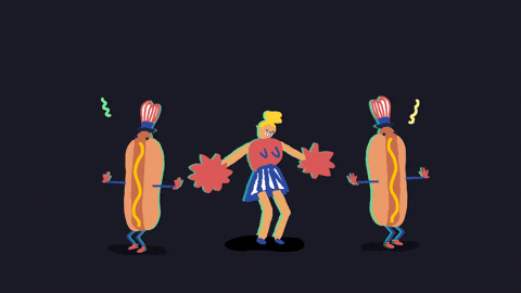 Independence Day Dancing GIF by Noam Sussman - Find & Share on GIPHY