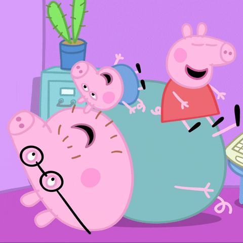 Happy Daddy Pig GIF by Peppa Pig - Find & Share on GIPHY