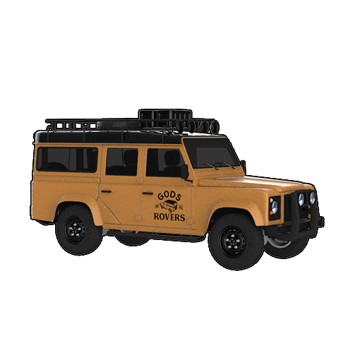 Land Rover Defender 4X4 Sticker by Gods and Rovers for iOS & Android ...