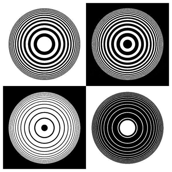 Op Art Monochrome by xponentialdesign | GIPHY
