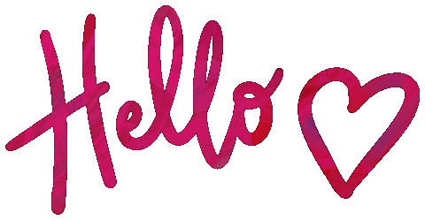Heart Hello Sticker for iOS & Android | GIPHY