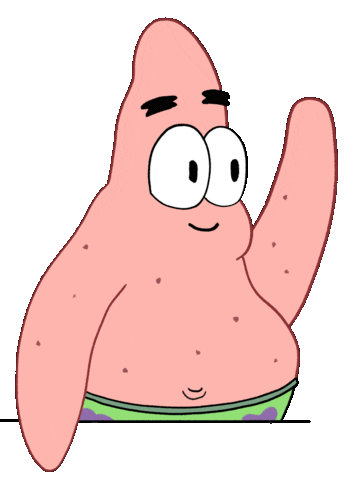 Patrick Star Hello Sticker by Nick Ybarra for iOS & Android | GIPHY