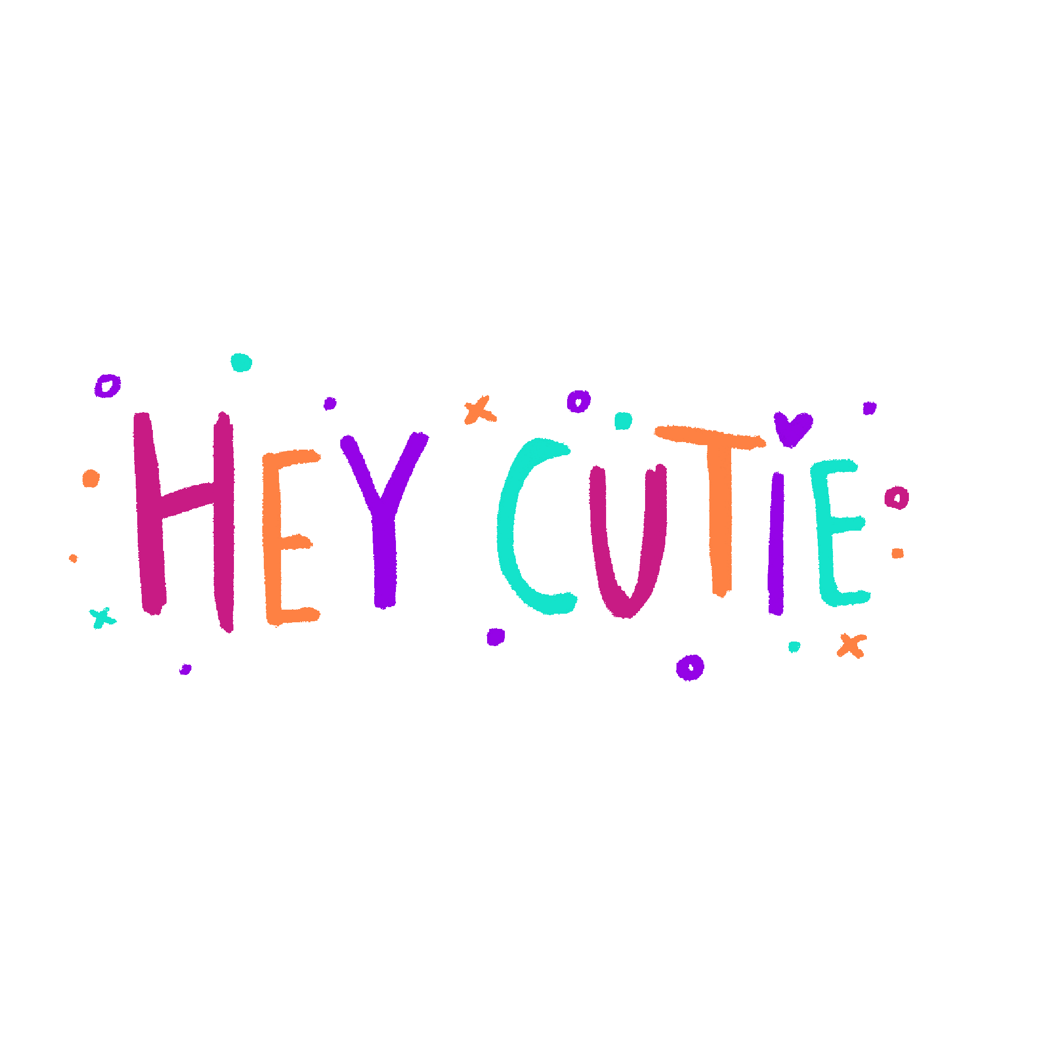 Cutie Hello Sticker for iOS & Android | GIPHY