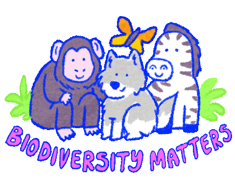 Wildlife Conservation Earth Sticker by Katharine Kow for iOS & Android ...