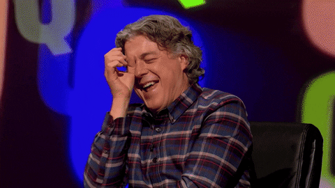 Happy Bbc GIF by The QI Elves - Find & Share on GIPHY