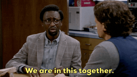 We Are In This Together Matt Jones GIF by CBS - Find & Share on GIPHY