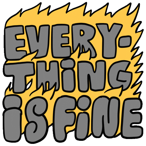 Everything Is Fine GIF by Vienna Pitts - Find & Share on GIPHY