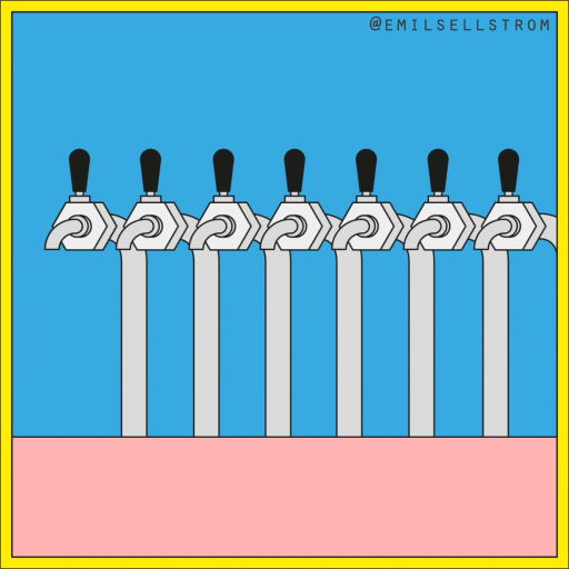 Happy Beer GIF by emilsellstrom - Find & Share on GIPHY