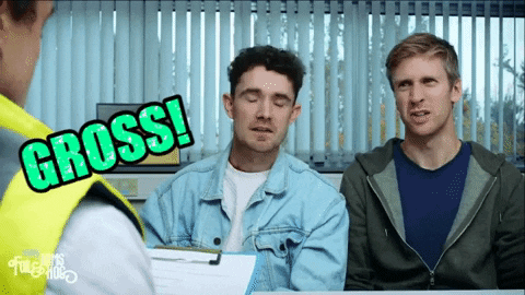 Sean Flanagan Ew GIF by Foil Arms and Hog - Find & Share on GIPHY