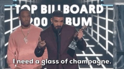 Rappers Champagne Gif