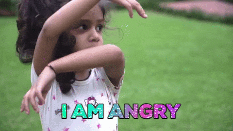 Angry Little Girl Gif
