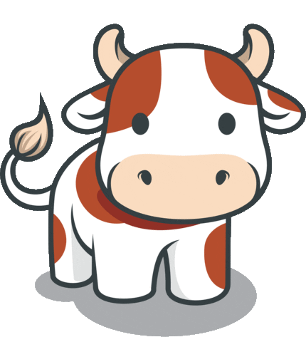 Cow Sticker for iOS & Android | GIPHY