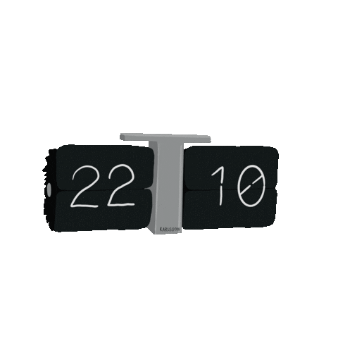 Flip Clock Sticker by Present Time for iOS & Android | GIPHY