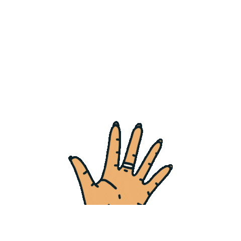 Hand Sticker by RunForHeroes for iOS & Android | GIPHY
