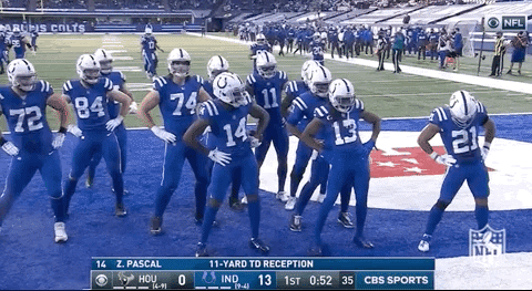 Football Touchdown Celebration Gif