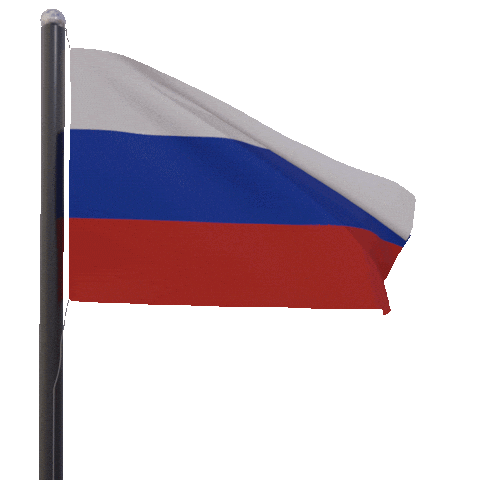 Waving Animated Russian Flag