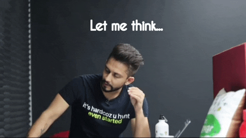 Let Me Think Thinking GIF by Digital Pratik - Find & Share on GIPHY