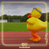 Running Duck Gif