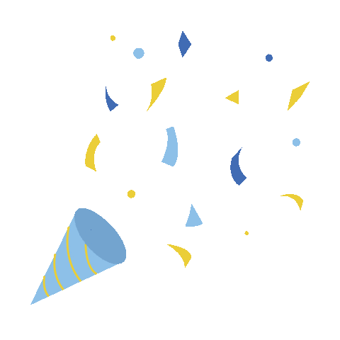 Confetti Sticker by jubileemedia for iOS & Android | GIPHY