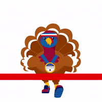 Running Turkey Animated Gif