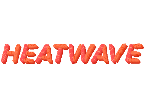 Scorching Heat Wave Sticker by subtlestrokes for iOS & Android | GIPHY