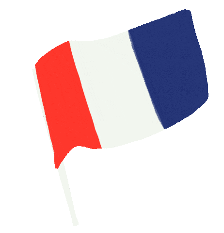 French Flag Waving Gif