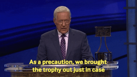 Alex Trebek GIF by Jeopardy! - Find & Share on GIPHY