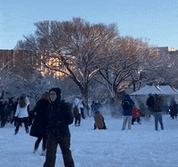 Animated Snowball Fight Gif