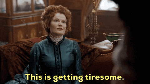 Im Tired Rebecca Wisocky GIF by CBS - Find & Share on GIPHY