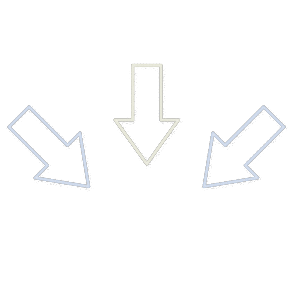 Pointing Down Blue Arrow Sticker by Mrs. T's Pierogies for iOS ...