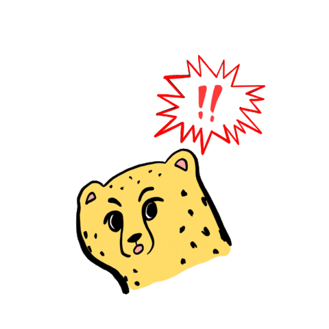 Shock Cheetah Sticker for iOS & Android | GIPHY