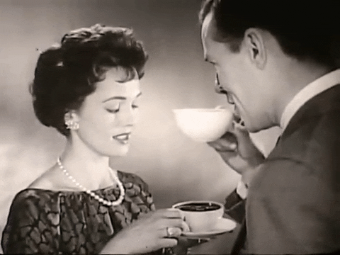 Drinking Coffee Gif