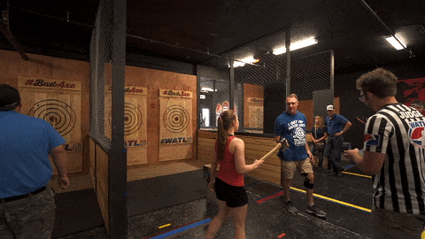 Bad Axe Fist Bump GIF by Bad Axe Throwing - Find & Share on GIPHY