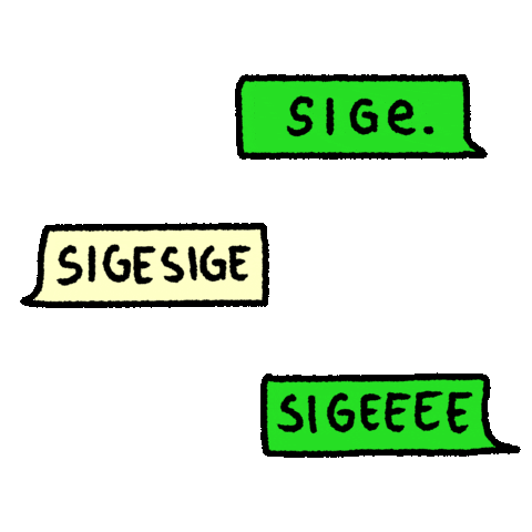 Sige Sticker for iOS & Android | GIPHY