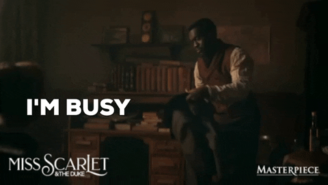 Moses Im Busy GIF by MASTERPIECE | PBS - Find & Share on GIPHY