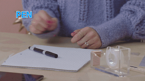 Pencil Writing On Paper Gif