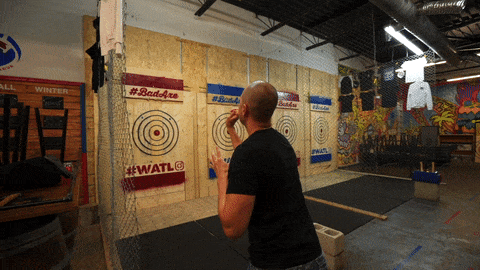 Kill Shot Throw GIF by Bad Axe Throwing - Find & Share on GIPHY