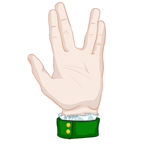 Patrick Hand Gestures by Stickerpacks.design | GIPHY