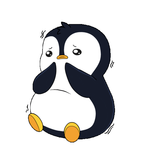 Scared Penguin