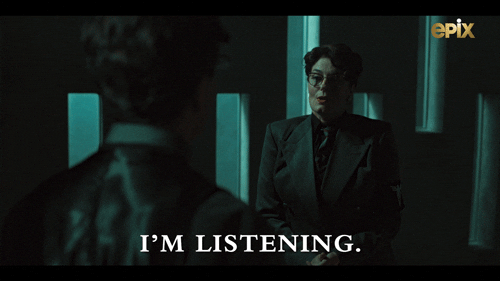 Listen To Me GIF by PENNYWORTH - Find & Share on GIPHY