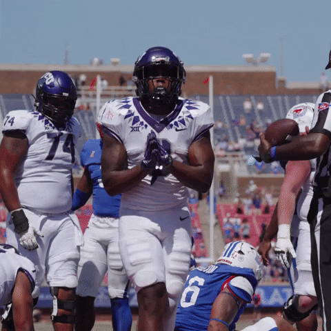 Celebration Go Frogs GIF by TCU Football - Find & Share on GIPHY