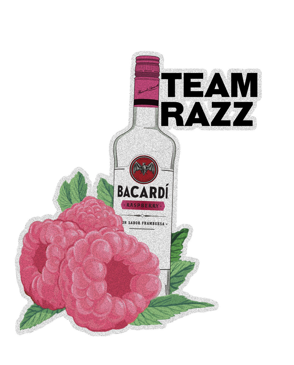 Pink Alcohol Sticker by Bacardi México for iOS & Android | GIPHY