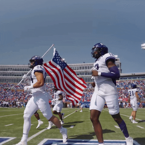 America Flag GIF by TCU Football - Find & Share on GIPHY