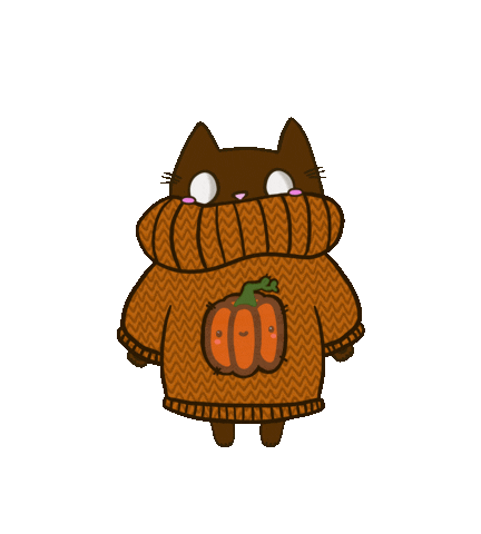 Sweater Weather Cat Sticker by Betheny Waygood for iOS & Android | GIPHY
