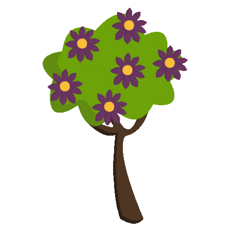 Cartoon Spring Tree